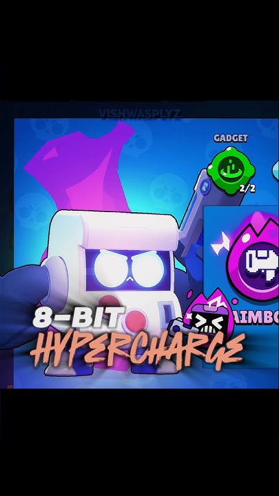 8-BIT Hypercharge in Brawlstars ☠️🗣️ #brawlstars #shorts - YouTube
