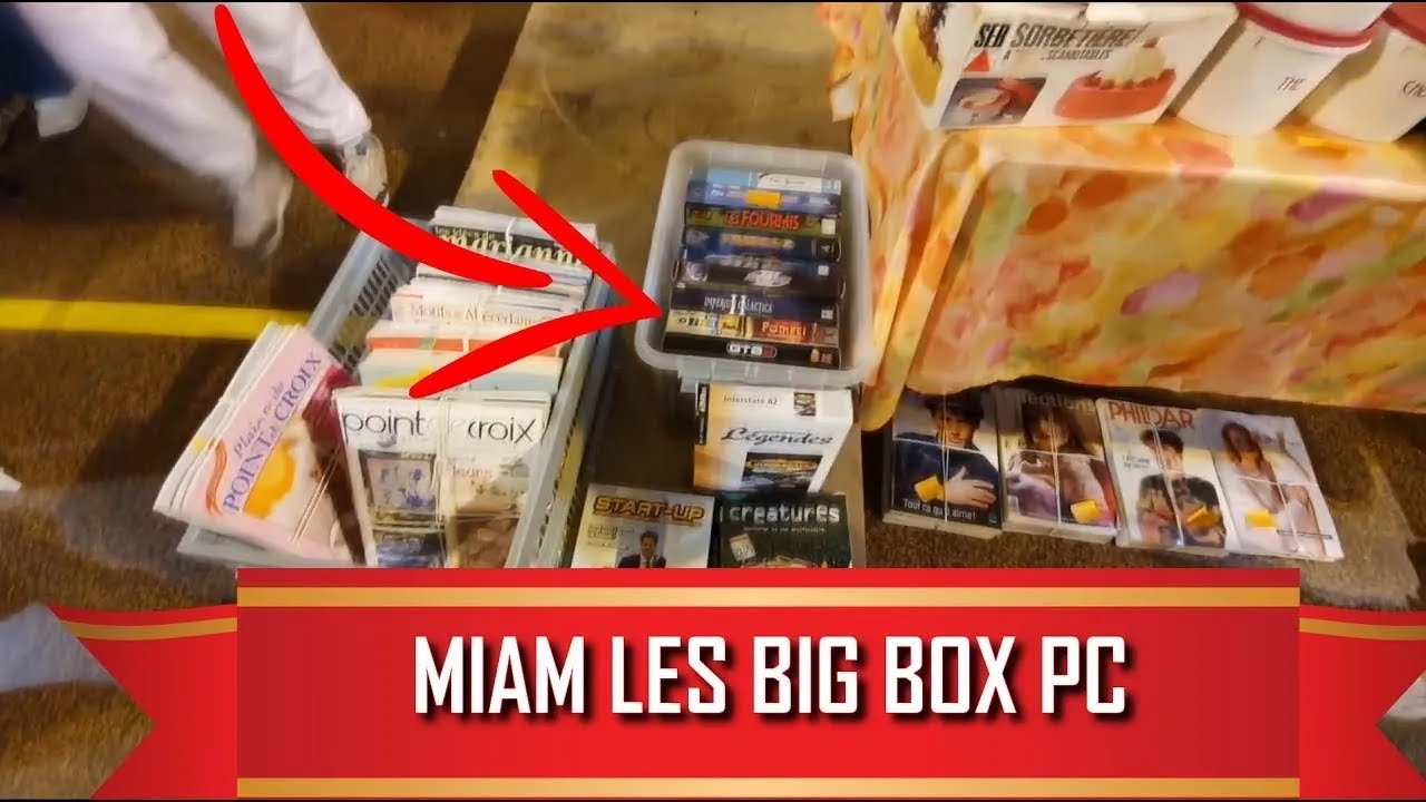 DE LA BIG BOX PC vide grenier live - YouTube