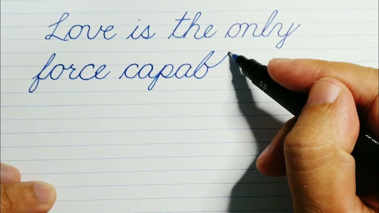 Martin Luther King Jr. | Inspirational Quote | English Cursive ...