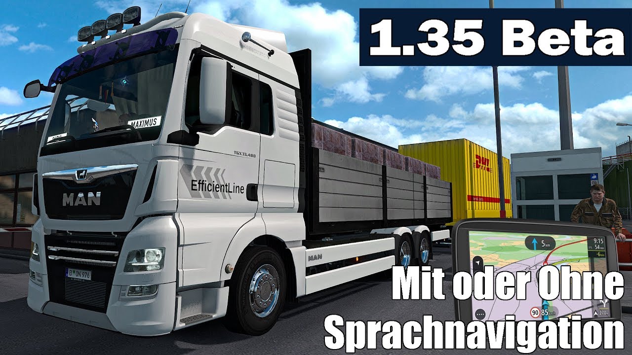ETS2 1.35 Beta #1096: Mit oder Ohne Sprachnavigation I Euro Truck ...