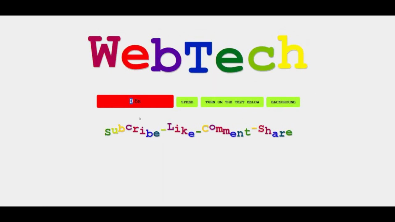 Animation Wavy Text Colored Html Css And Jquery Youtube