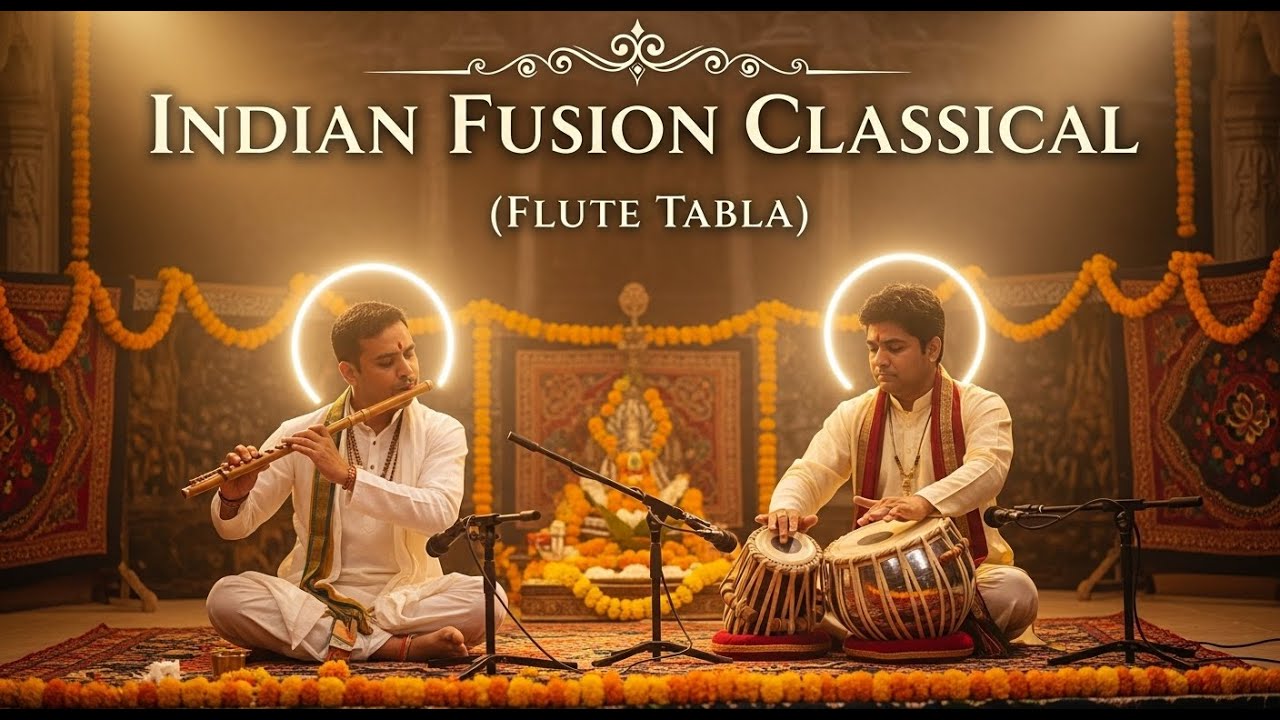 Indian Classical Fusion | Fusion Instrument Tabla Flute | Relax Mind ...