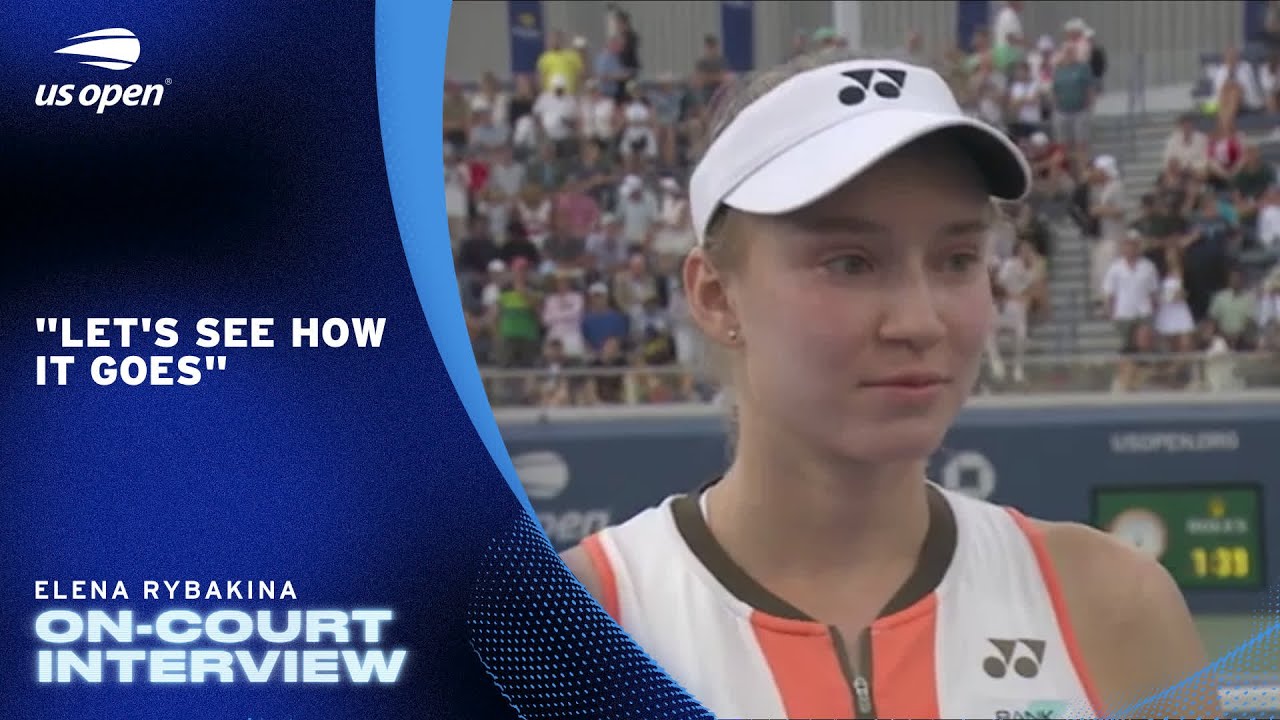 Elena Rybakina On-Court Interview | 2025 US Open Round 2 - YouTube