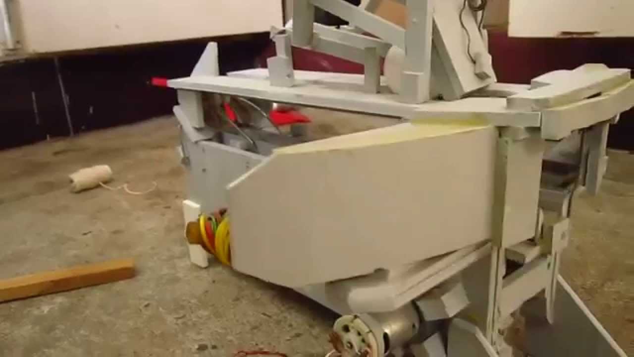 Powerful Automatic PINGPONG ball gun(mechanical) - YouTube