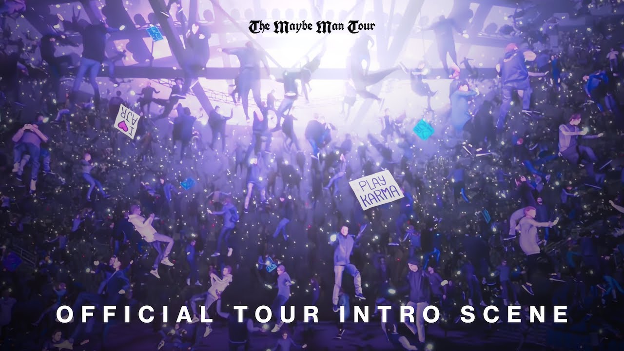 AJR - KARMA (Official Maybe Man Tour Intro Scene 4K) - YouTube