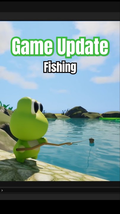 Fishing💚🐸 #frog #animal #game #friendship #fishing @fish #acorn #cute #lofi #gamedevblog # ...