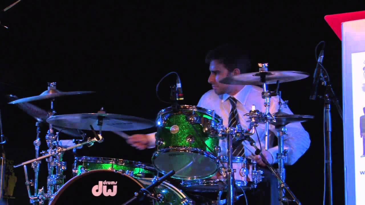 Josh Trager (Sam Roberts Band) drum solo w/swing band - YouTube