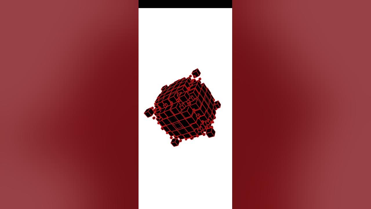Rotating Cube Abstract Coding P5js Processing Youtube