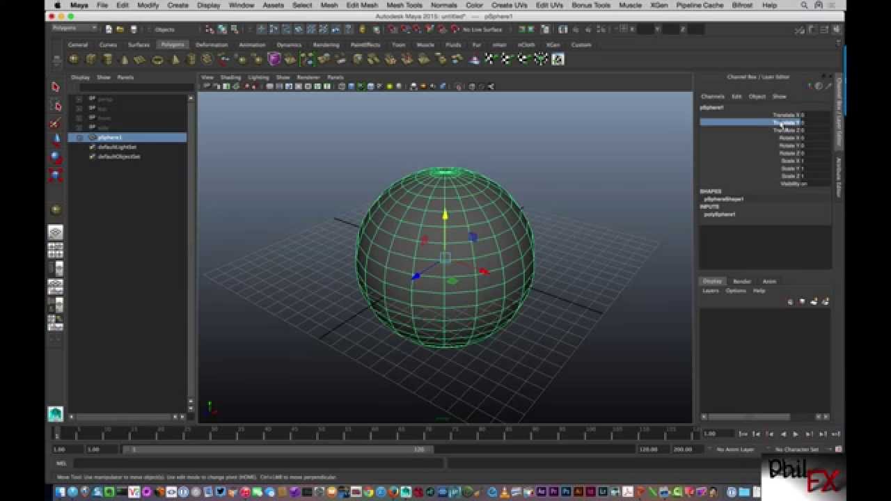 Components, Objects, Channel Box and Attributes in Maya - YouTube