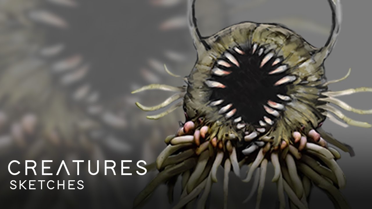 CONCEPT ART Timelapse - CREATURES SKETCHES - YouTube