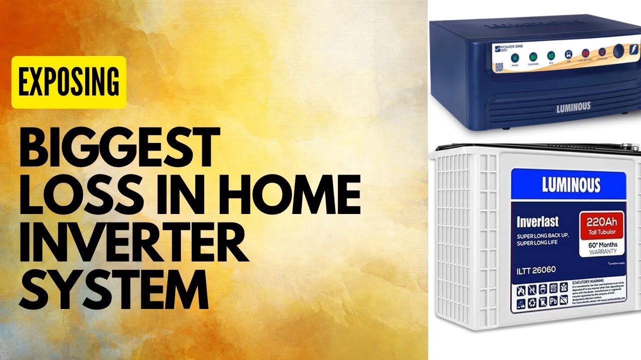 Exposing Biggest power loss in Home inverter system | shoking Results ...