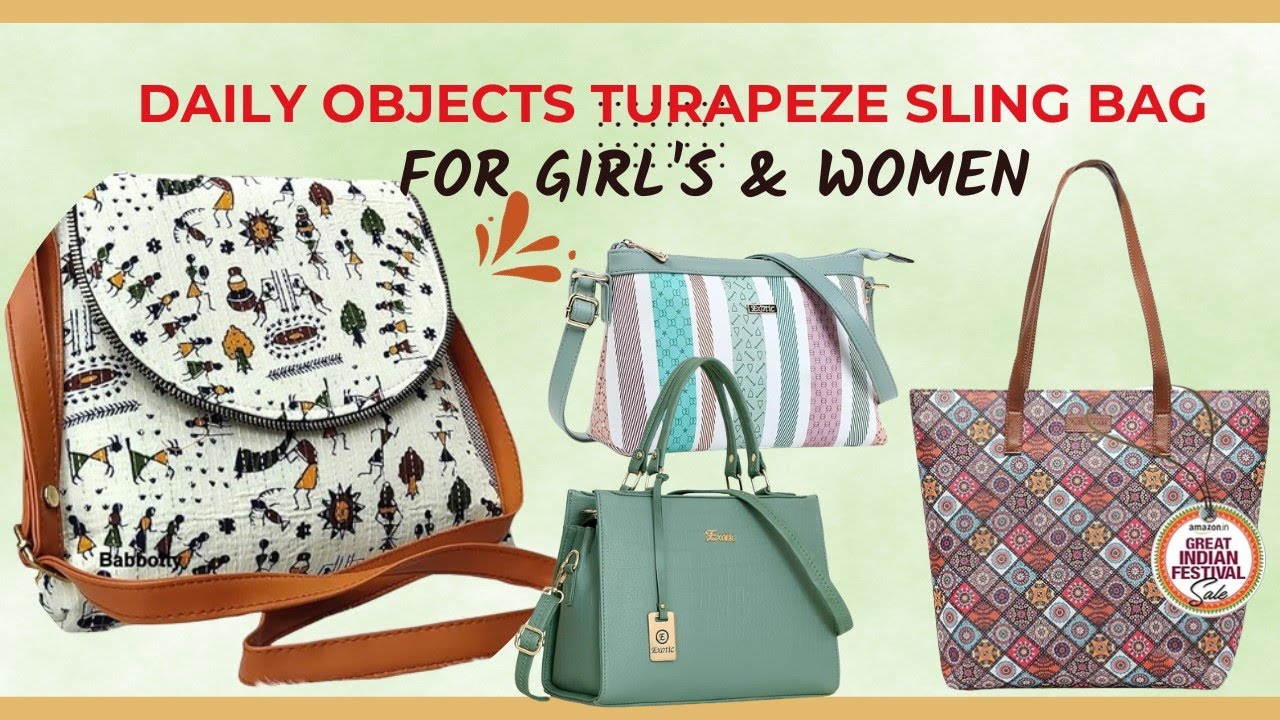 🌷Daily Objects Trapeze Sling Crossbody Bag For Girls And Women | 🌷 ...