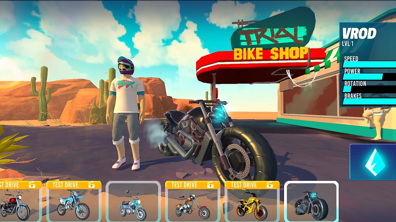 Crazy Bike Stunt 3D Animation PC Gameplay Video - iOS all Android ...