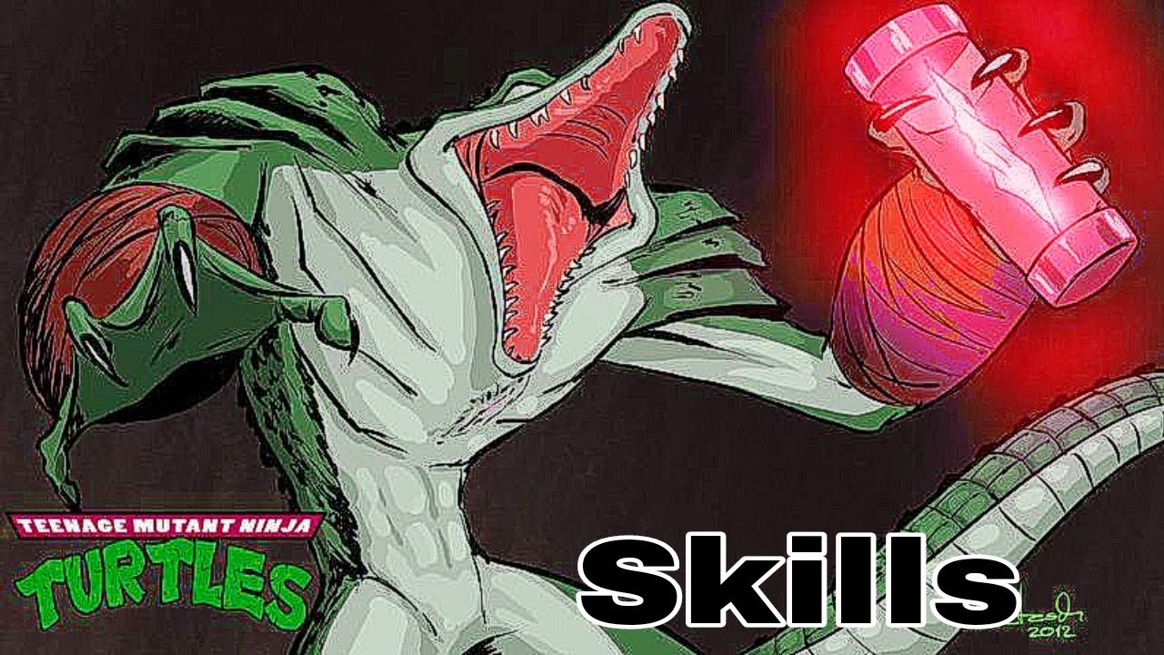 TMNT 2012 Leatherhead Scenes Fights and Skills - YouTube