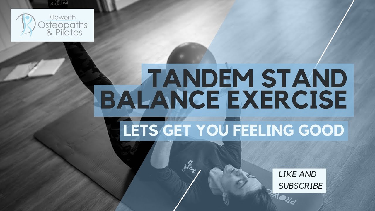 KOPI Tandem Standing Balance Exercise - YouTube