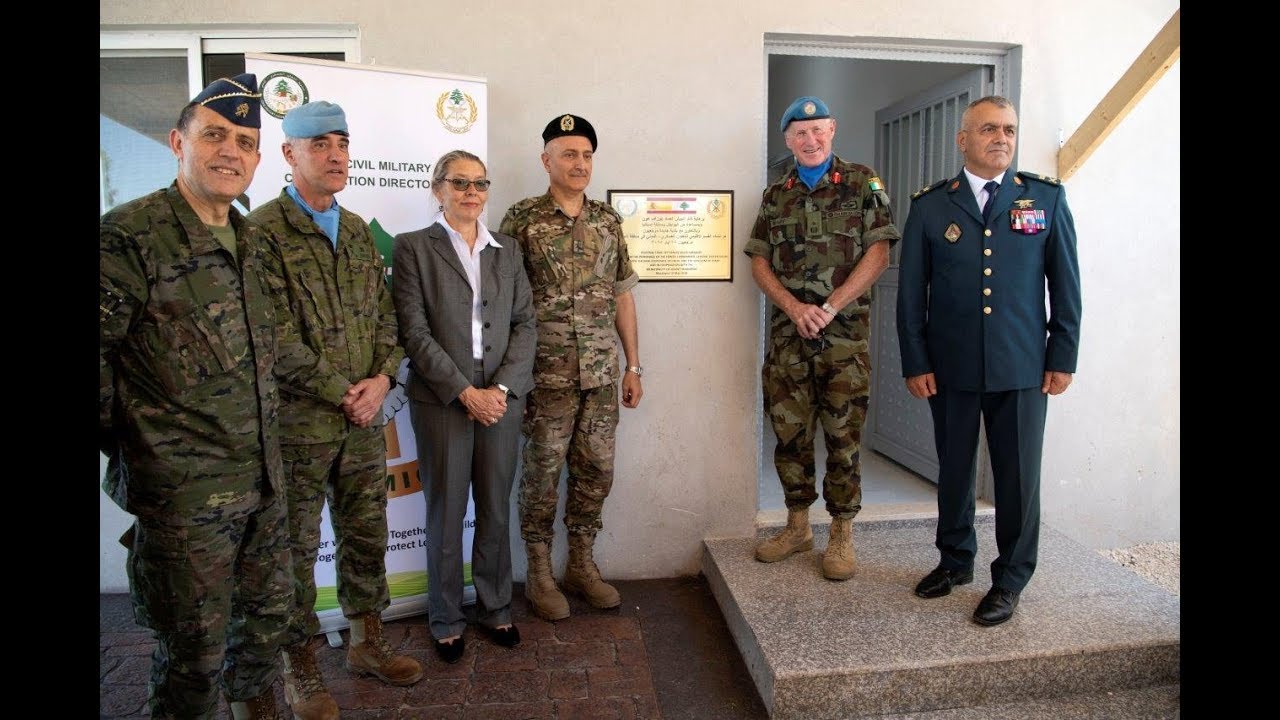 New LAF CIMIC Centre in south Lebanon to better serve communities - YouTube