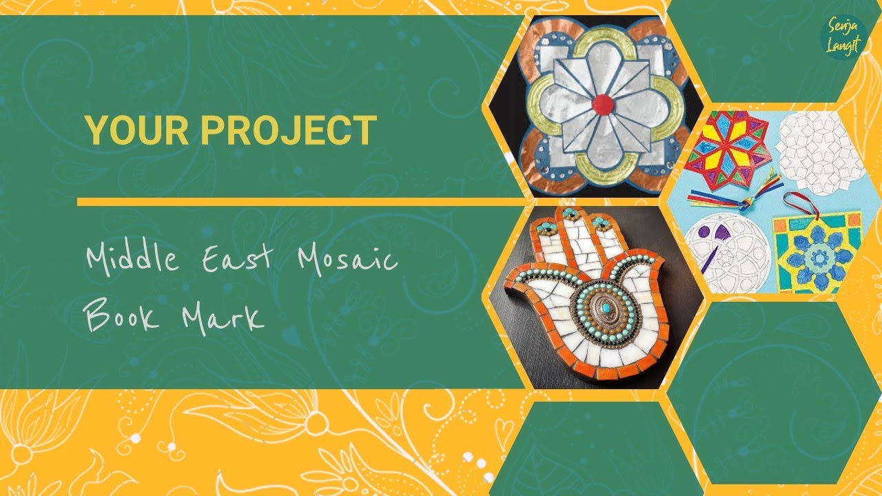 Art project for primary school - Middle East Mosaic - YouTube