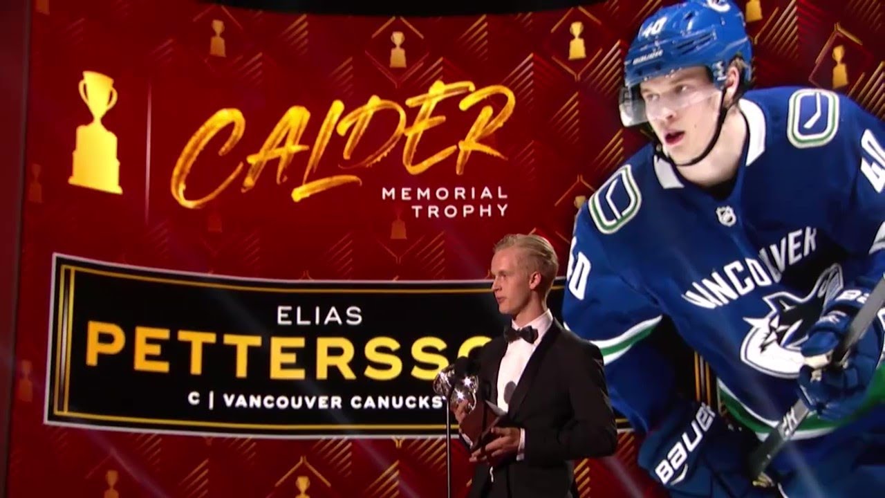 Elias Pettersson wins Calder trophy as rookie of the year June 19, 2019 ...