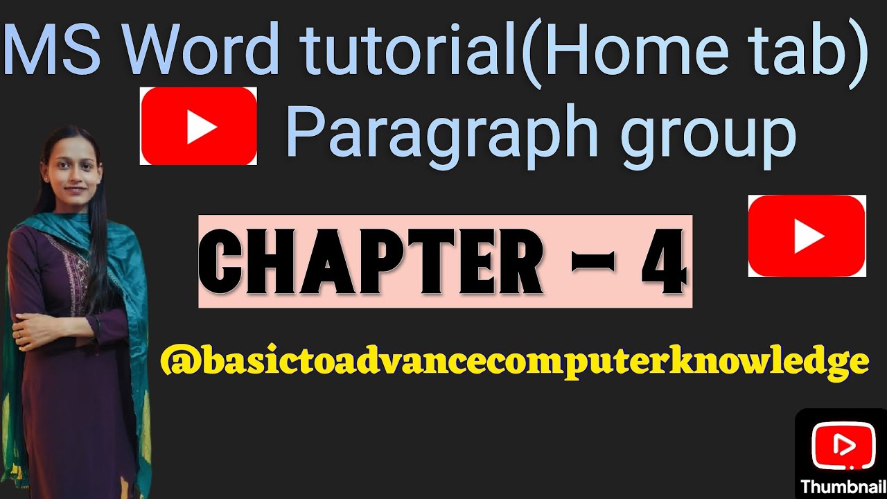 "Microsoft Word Complete Tutorial | Detailed Explanation of Home Tab ...
