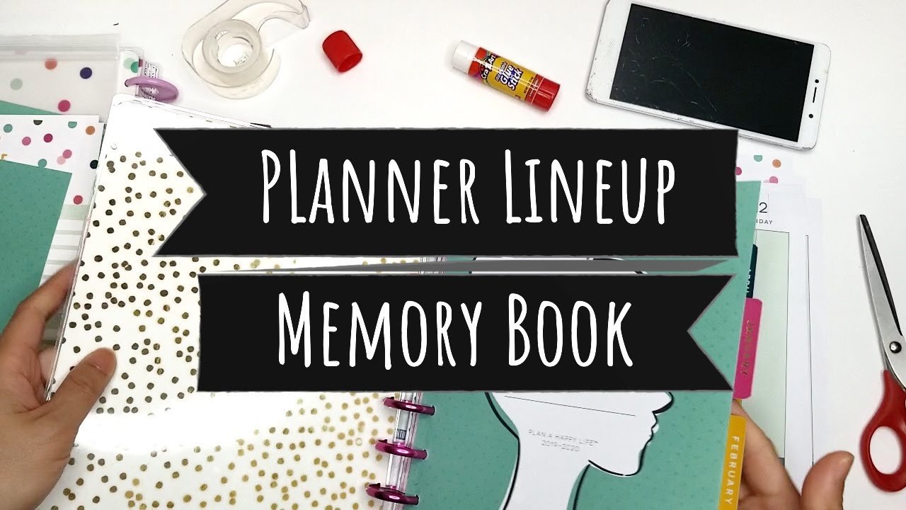 Planner Lineup 2020 | Memory Book Setup - YouTube