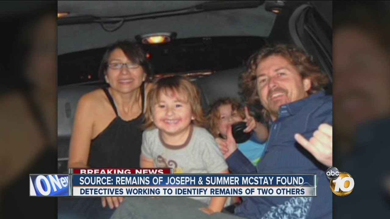 Source close to family says remains of Joseph and Summer McStay found ...