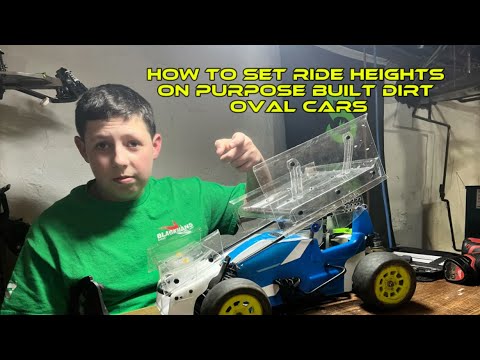 How to set ride heights on purpose built dirt oval cars!! Tech tip of ...