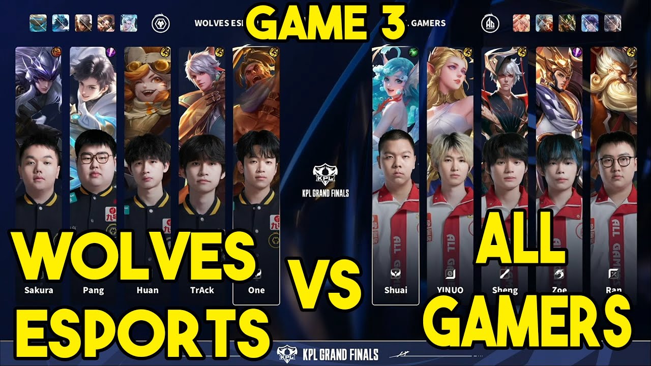 AG VS Wolves Esports 2025 KPL Grand Finals Game 3 | LIVE from Beijing ...