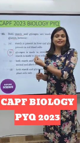 CAPF PYQ 2023 II CAPF BIOLOGY PYQ II CAPF SCIENCE - YouTube