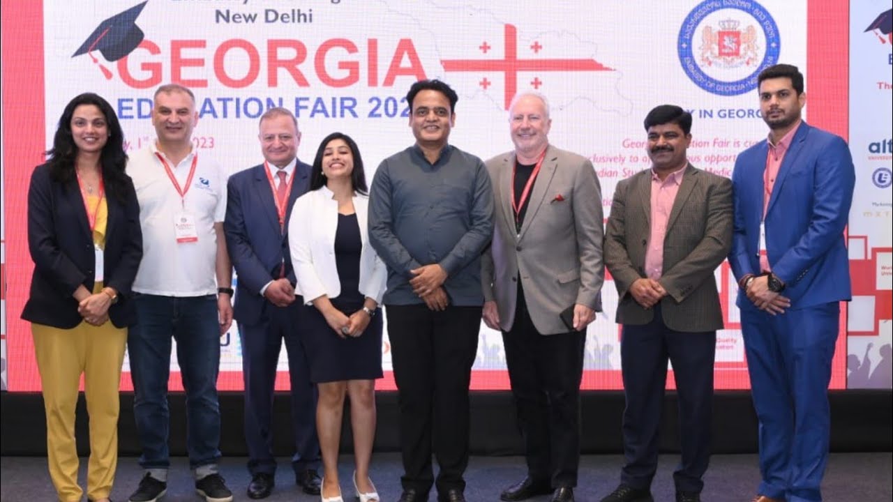Georgia Embassy's flagship education fair organized in Bengaluru - YouTube