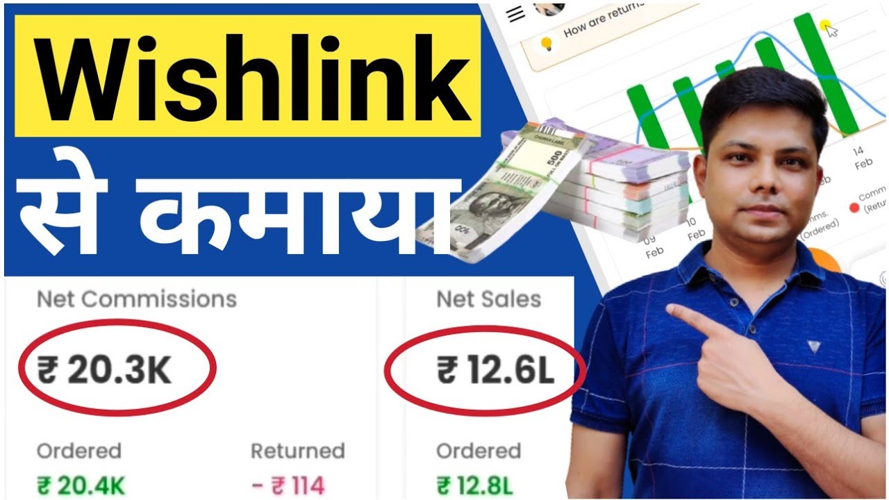 Wishlink से इस महीने कितना कमाया | How Much Earn Money Through Wishlink ...
