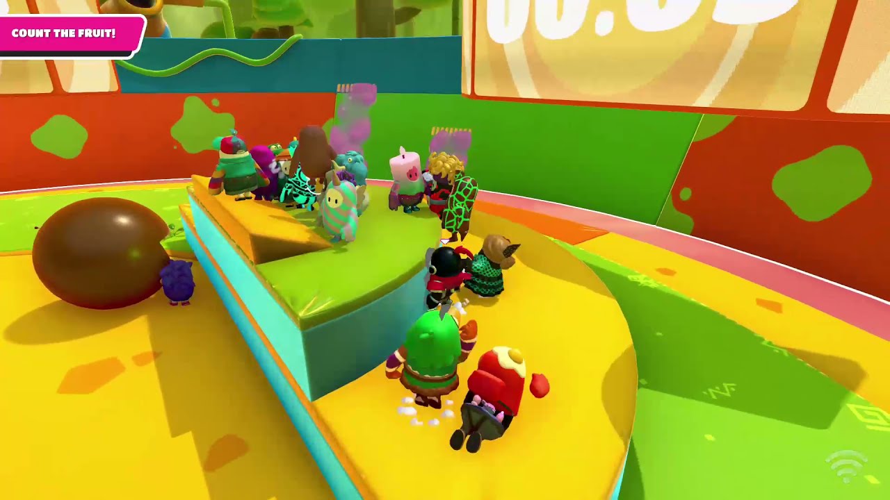 My First Time Playing Sum Fruits (Fall Guys) - YouTube