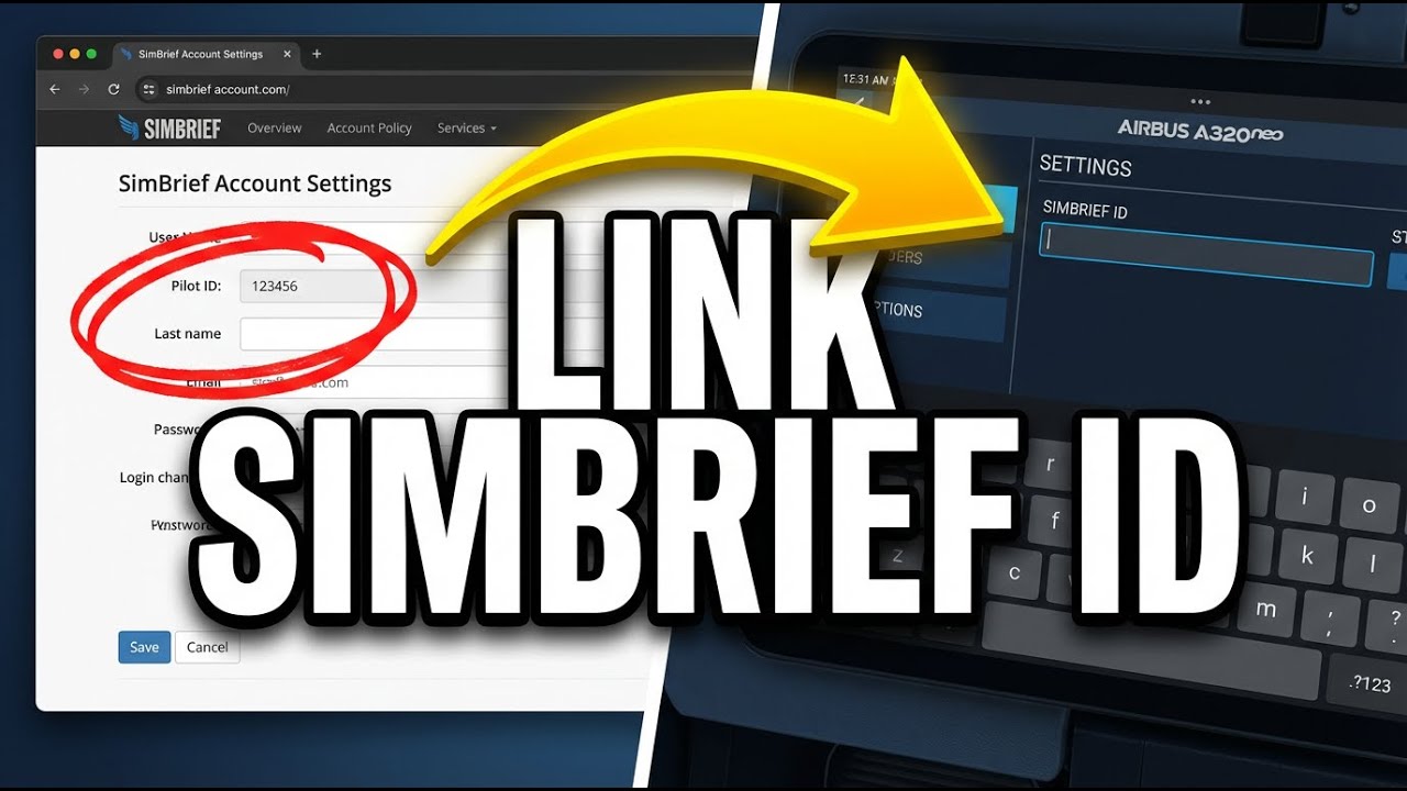 Link Your Simbrief Account to MSFS 2024 | Step by Step - YouTube