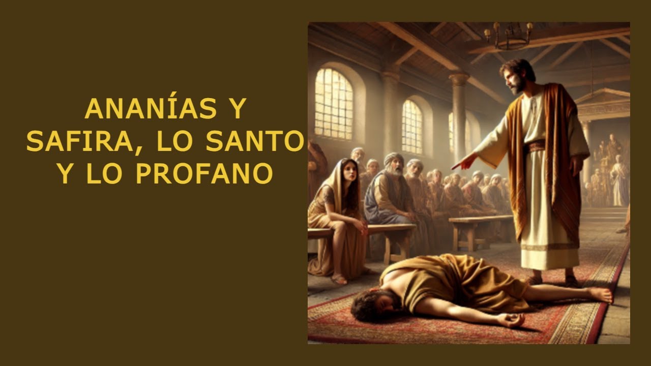 ANANÍAS Y SAFIRA, LO SANTO Y LO PROFANO - YouTube