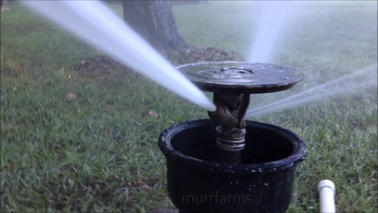 Rain Bird 41A impact rotor - YouTube