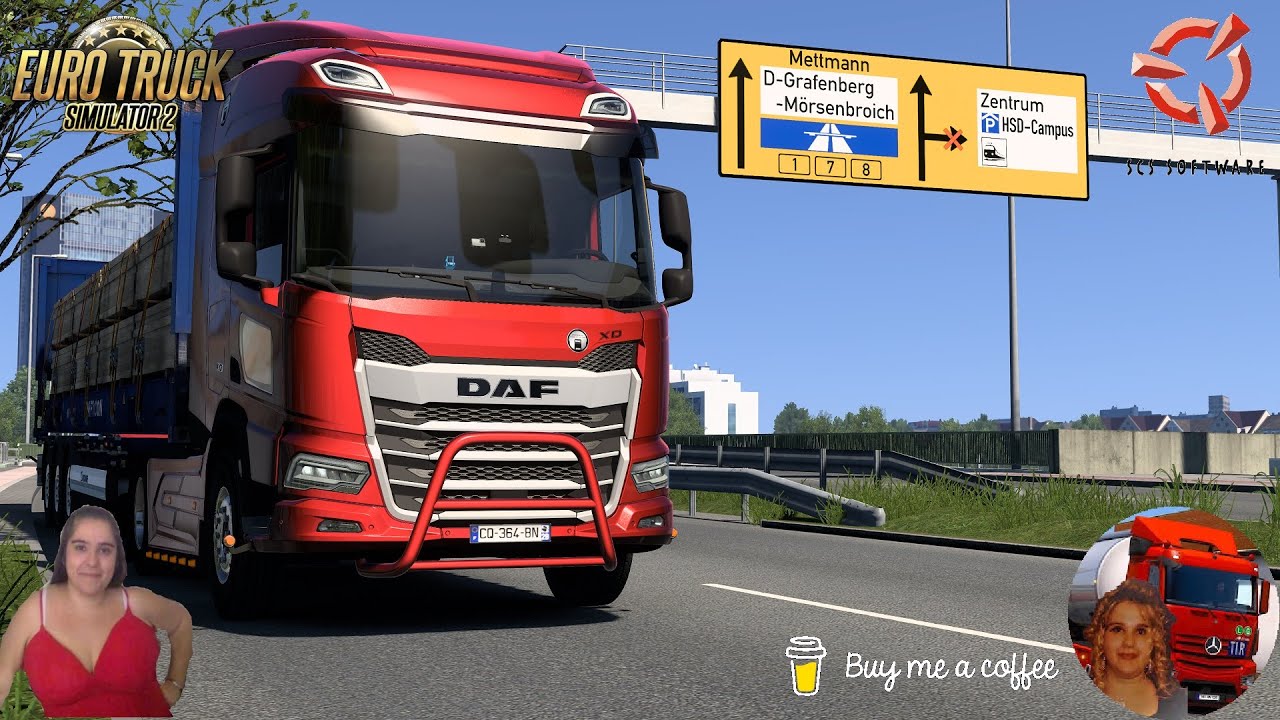 Euro Truck Simulator 2 (1.50 Experimental Beta) Delivery to Düsseldorf ...