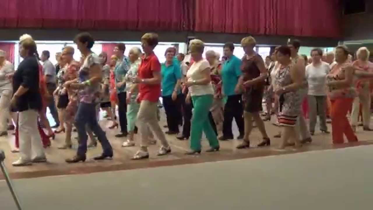SEDUCED Line Dance @ OKRA'S 10th Anniversary Workshop with Ira Weisburd ...