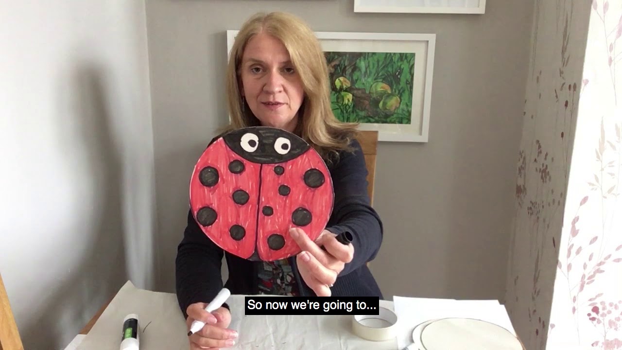 Craft fun make your own Lady Bug - YouTube