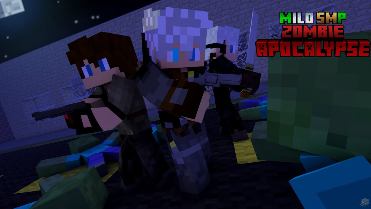 MENCARI MAKANAN UNTUK SURVIVE !!!!(milo smp s2 ZOMBIE APOCALYPSE #7 ...