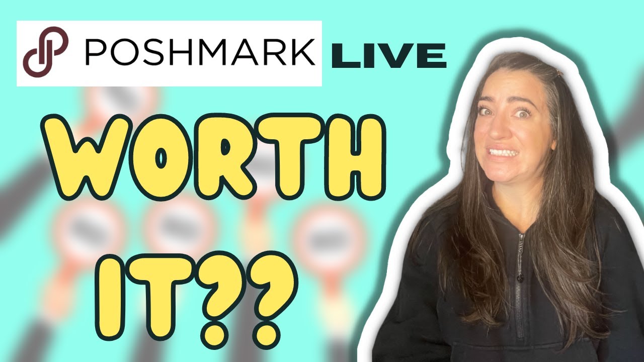 FIRST POSHMARK LIVE RECAP | is this the new direction to reselling ...