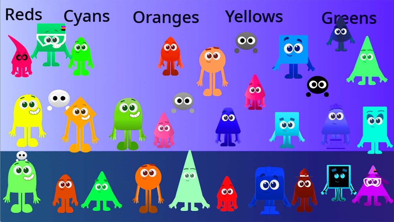 Colourblocks Band but Shades Of Colors in Colourland ...