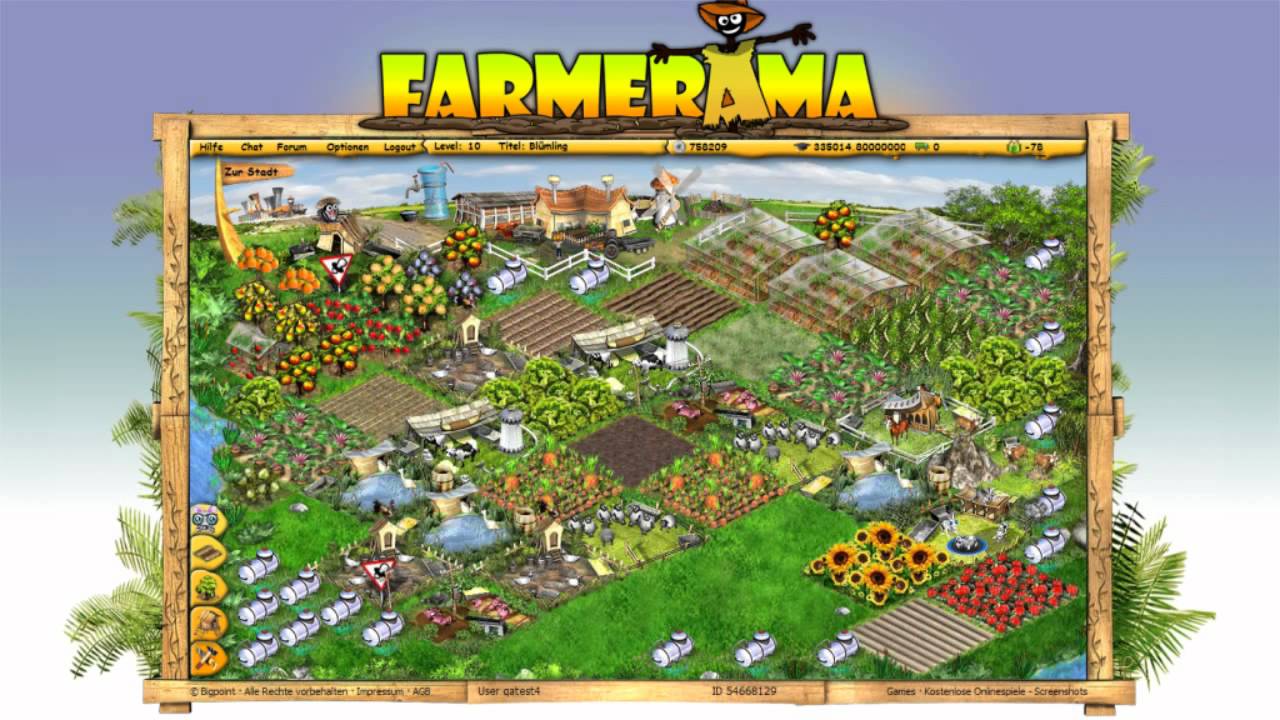 "Official Farmerama Trailer" 2009 - Bigpoint - YouTube