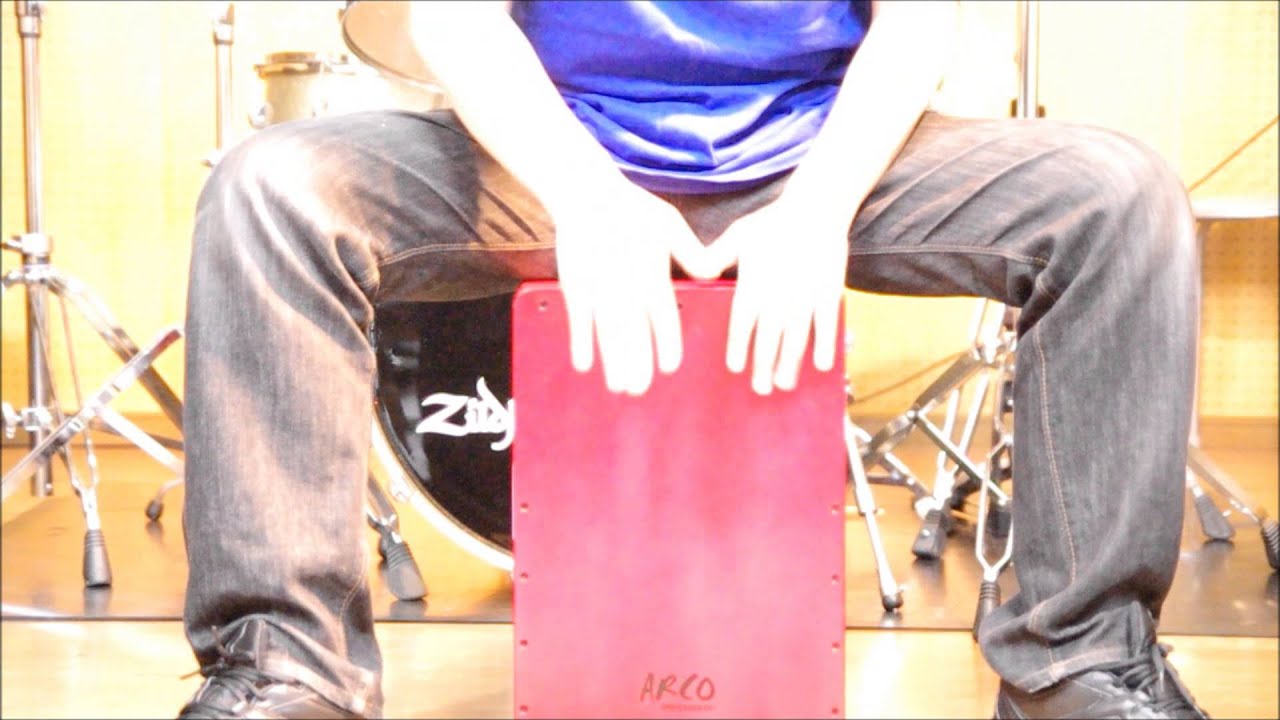 rumba - cajon (basic) 基本ルンバ（カホン） 大久保宙講師 - YouTube