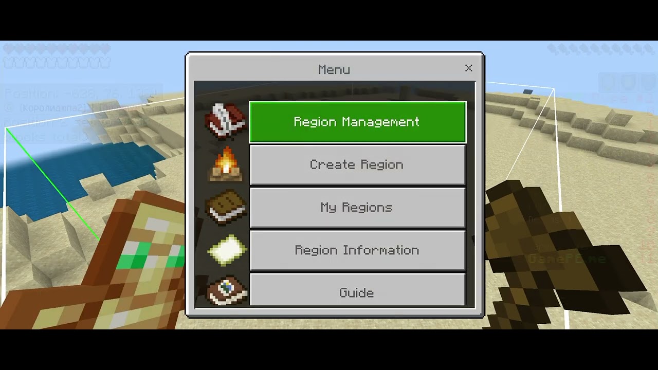 Minecraft gameperu server //wand /rg - YouTube