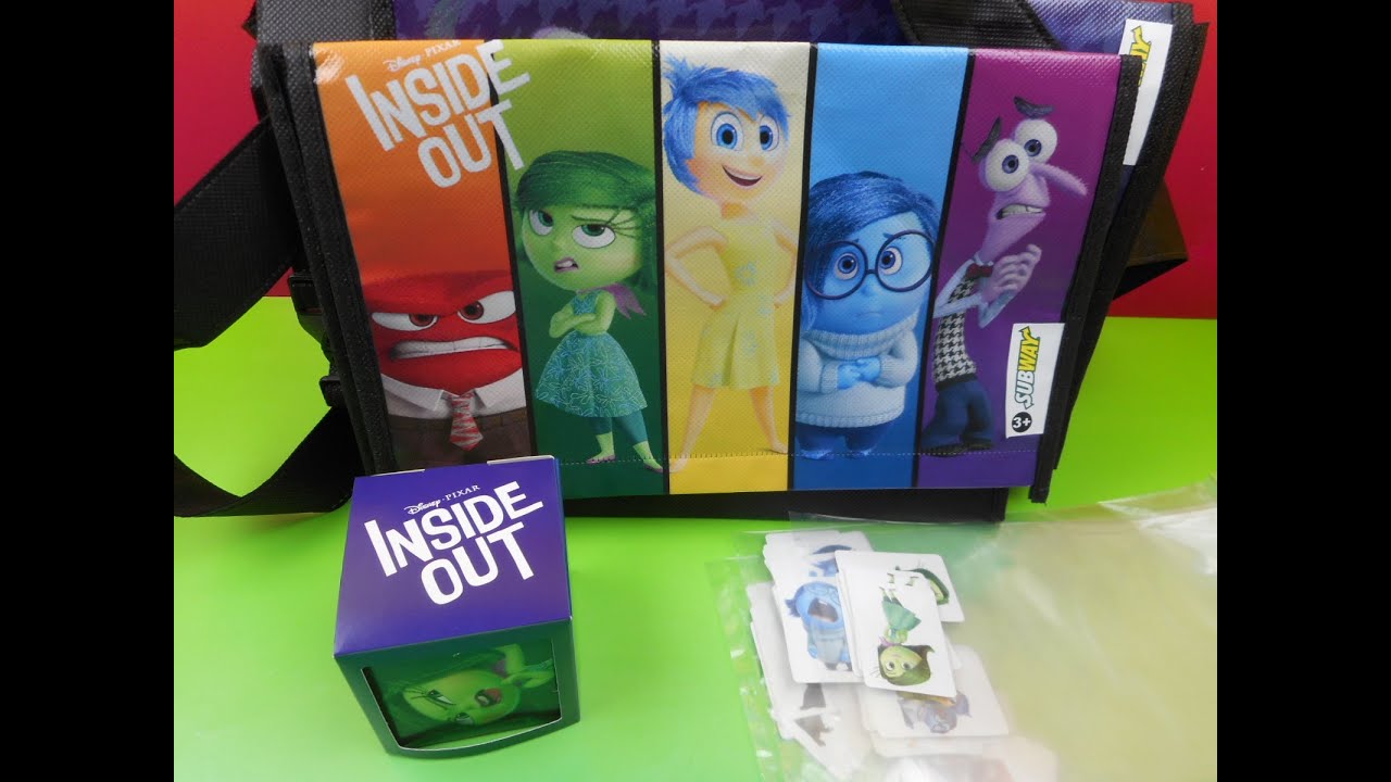 2015 SUBWAY'S PIXAR INSIDE OUT SET OF 6 BAGS - YouTube