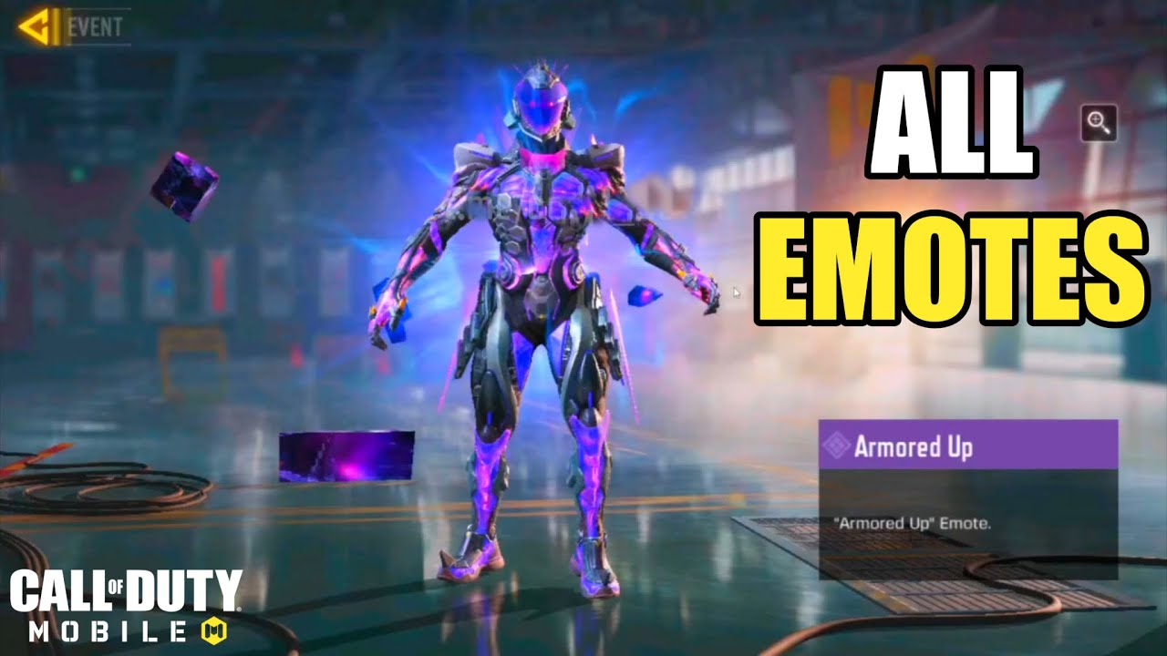 *NEW* Codm All Emotes Play Season 10 World Class - YouTube