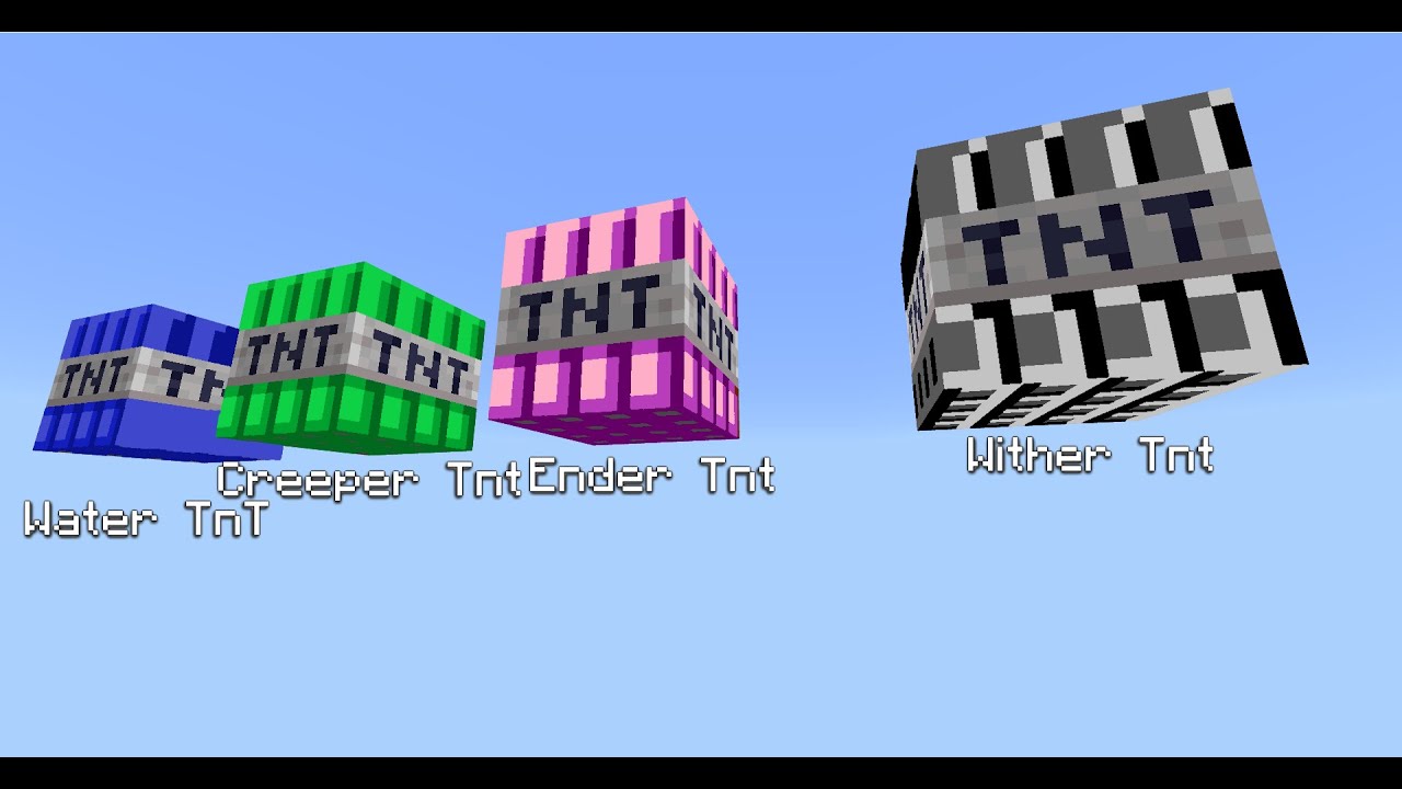 Minecraft, but there's Custom TNT - YouTube