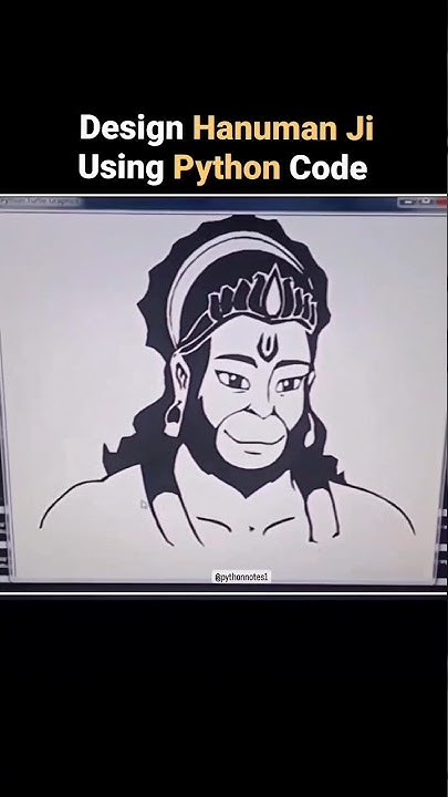 jay Hanuman 🙏 | python code | #shorts #python #hanuman - YouTube