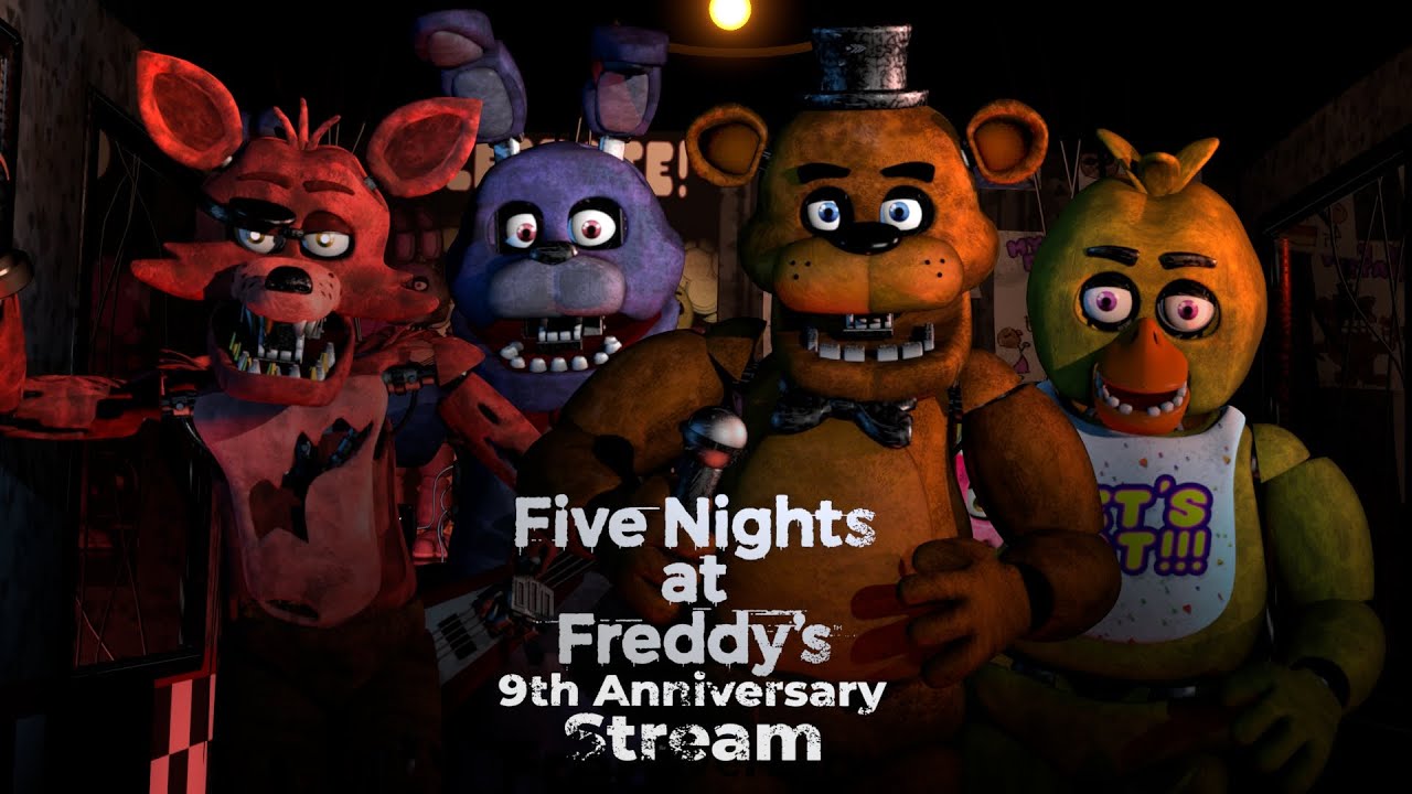 🔴 LIVE | Five Nights at Freddy's 9th Anniversary Stream! - YouTube