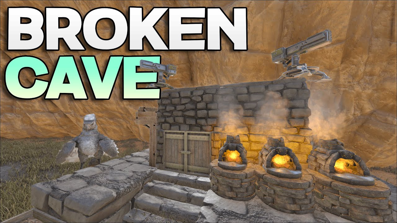 Claiming a Broken Custom Crouch Cave Day 1 - ARK - YouTube