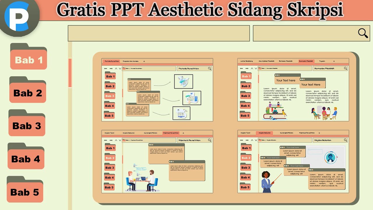 PPT Sidang Skripsi Desktop Inspired Gratis 💥 Free Template 💥 - YouTube